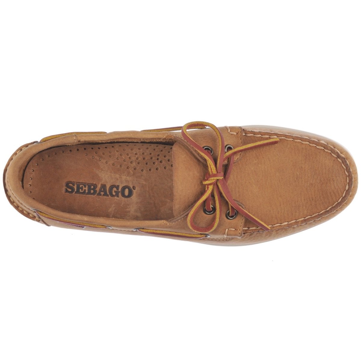 Sebago Docksides Crazy H - Brown Tan – Jollesport